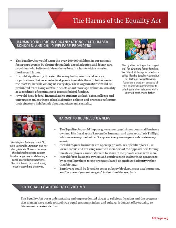 What you need to know about the harms of the Equality Act - Baptist ...