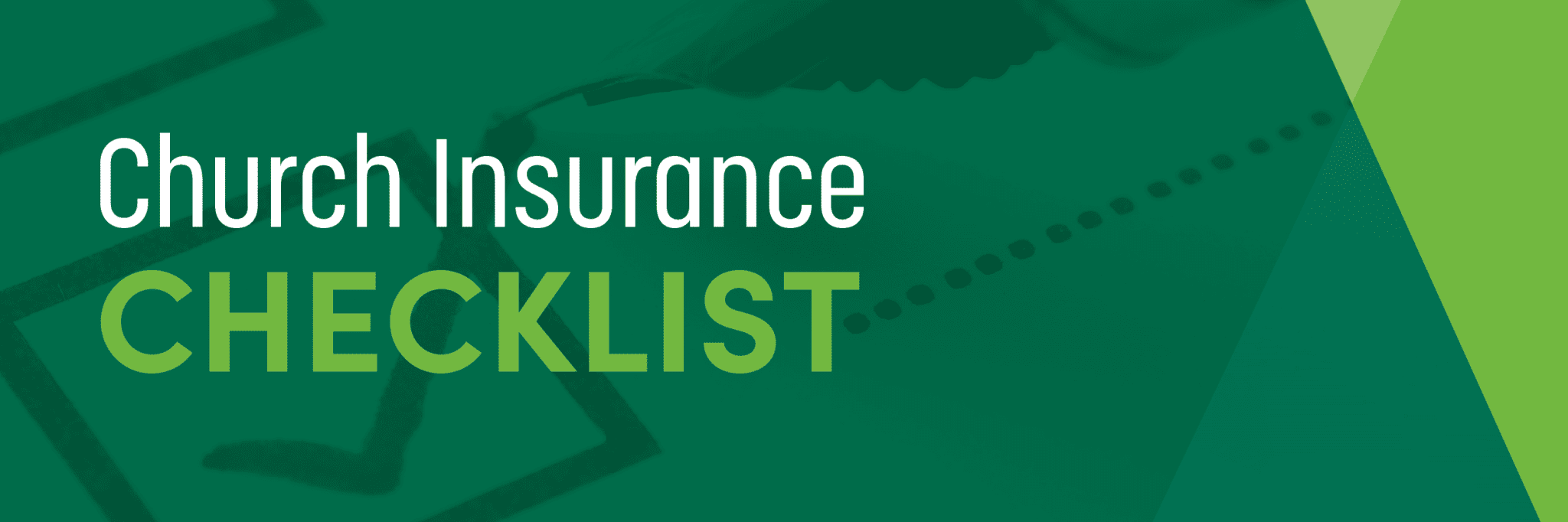 Church Insurance Checklist - Baptist Resource Network