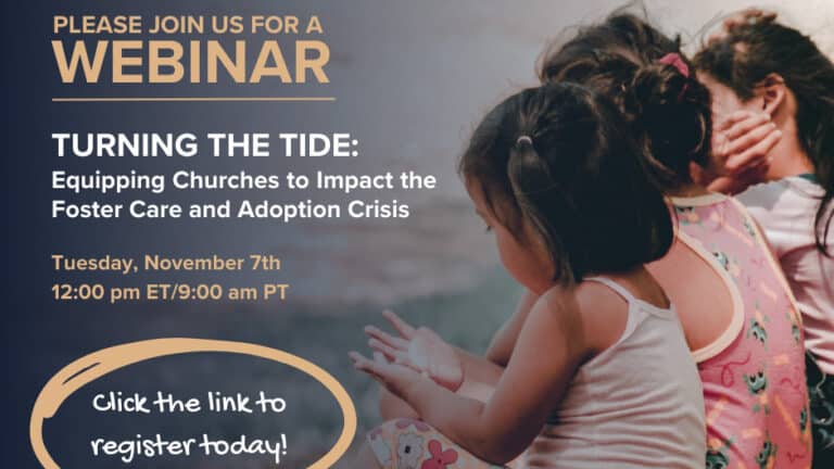 Turning the Tide: Equipping Churches to Impact the Foster Care and ...