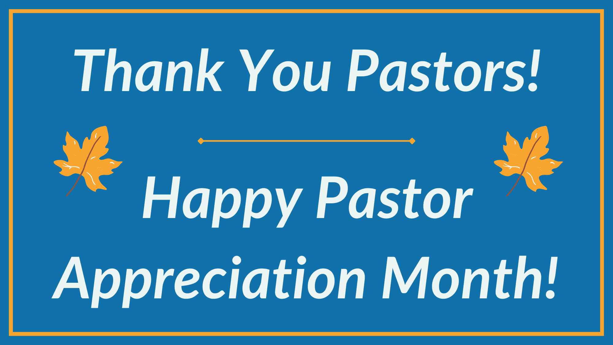 Pastor Appreciation Month Feature: Pastoral wellness leads to a healthy ...