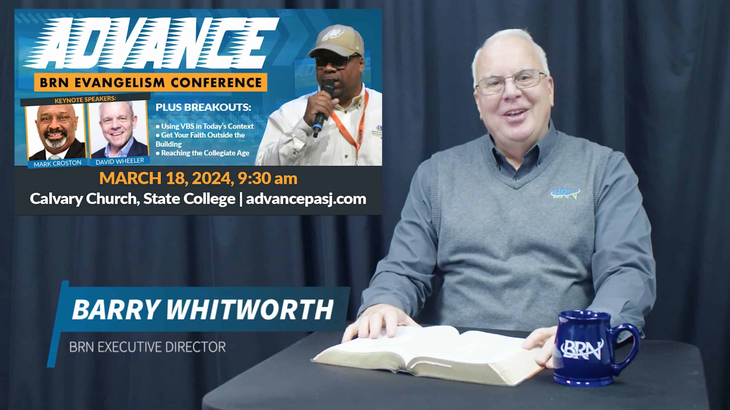 Advance Conference is right around the corner! - Baptist Resource Network